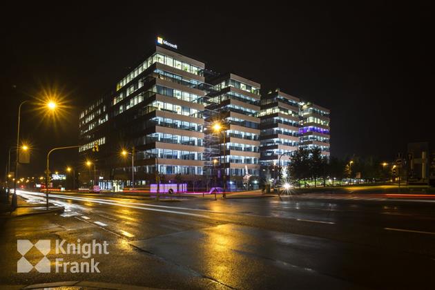 The Delta building is a new addition to the Brumlovka a...